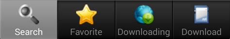 Android How To Customize Tabs Actionbar Stack Overflow