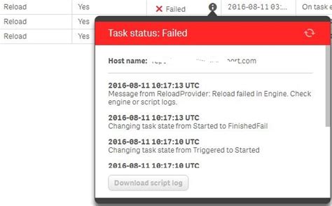 Solved Reload Failed After Adding Section Access Qlik Community