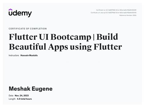 Meshak Eugene On Linkedin 🚀excited To Share🚀 Just Completed Flutter Ui