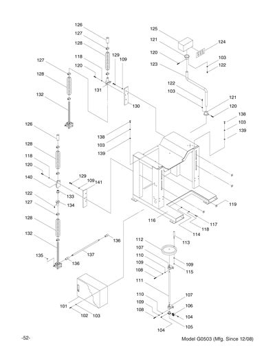 Parts For G0503 12 20 Hp Horizontal Resaw Bandsaw Grizzly Industrial