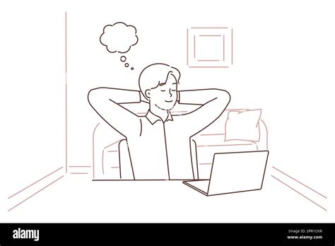 Distracted Worker Stock Vector Images Alamy