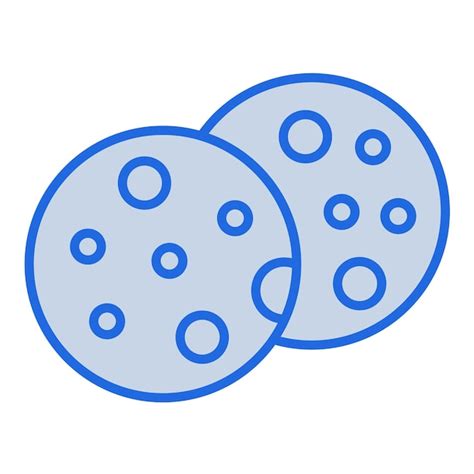 Premium Vector Biscuits Blue Tone Illustration