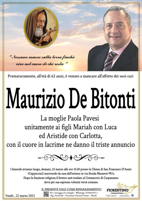 De Bitonti Maurizio Fiorentino Funeral Center