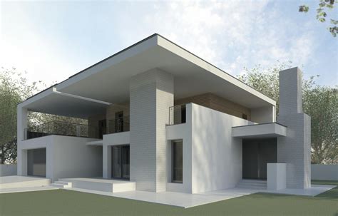 Modern House Revit 3d 3d Model Cgtrader