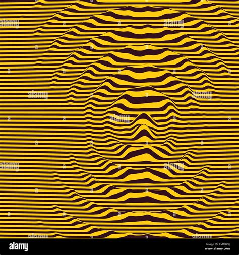 Waveform Background Dynamic Visual Effect Surface Distortion Pattern