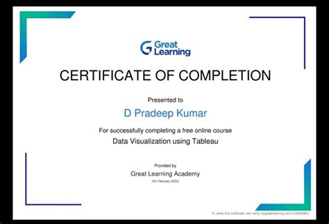 D Pradeep Kumar On Linkedin Newskill Career Learning Tableau