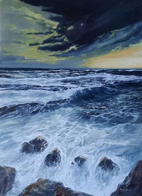 Ocean Storm Painting