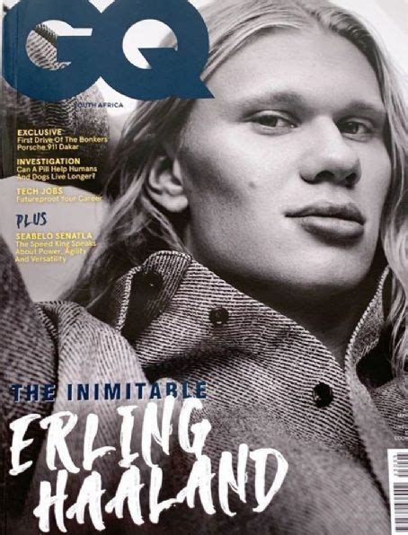 Erling Haaland Gq Magazine April 2023 Cover Photo South Africa