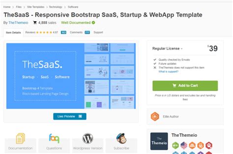 SHARE TheSaaS Responsive Bootstrap SaaS Startup WebApp Template