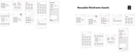 Reusable Wireframe Assets Figma