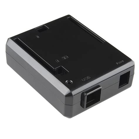 arduino uno case black plastic