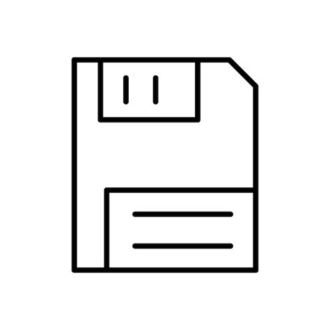Premium Vector Floppy Disk Icon