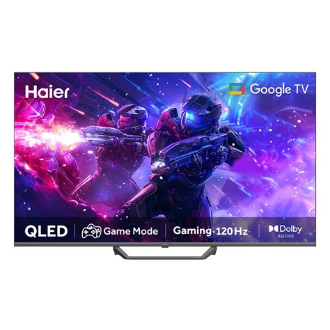 Televisión Qled 4k Negro Haier H50s80fux Televisores Mas Para El