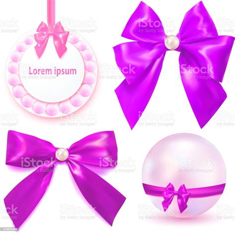 흰색 배경으로 보라색 수상 리본 배지입니다 추상 개체 장식입니다 격리 보라색 배지 세트입니다 스톡 벡터 일러스트 레이 션 1위에 대한 스톡 벡터 아트 및 기타 이미지