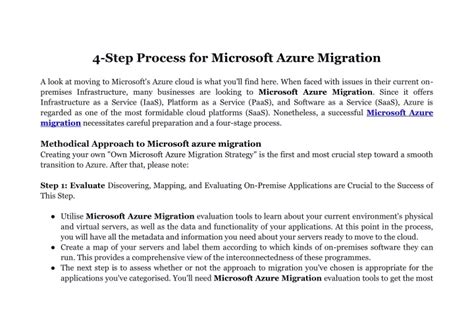 PPT Step Process For Microsoft Azure Migration PowerPoint Presentation ID