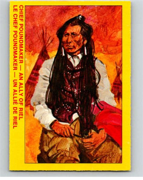 1973 Canadian Mounted Police Centennial 41 Chief Poundmaker V74315