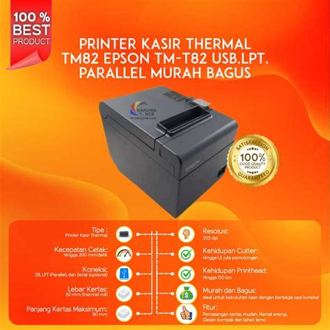 Jual Printer Kasir Thermal Tm82 Epson Tm T82 Tm T8 Tm T88iv Usb Murah