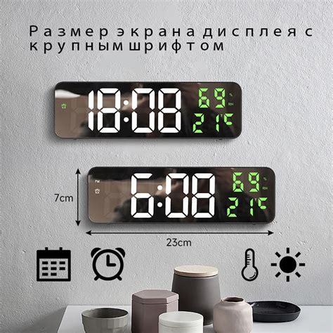 Настенные часы электронные купить в интернет магазине Ozon по выгодной цене