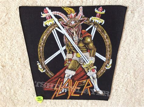 Slayer Slayer Show No Mercy Vintage Back Patch Patch Gina