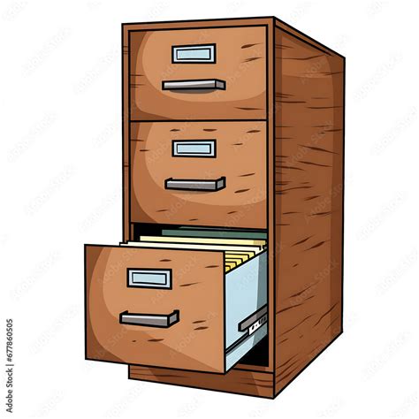 Cartoon Clipart Of Filing Cabinet Furniture Clipart Interior Clipart