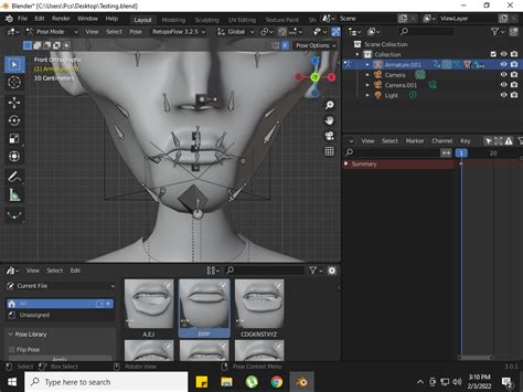Animation Keyframes Poses Are Not Being Interpolated Armature Mesh Blender Stack Exchange