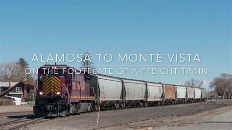 A Ride From Alamosa To Monte Vista Colorado On The San Luis And Rio
