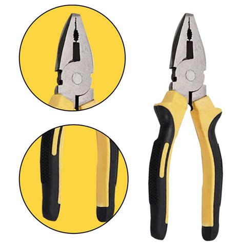 Multi Function Pliers Pvc Plastic Handle Cablewire Cutters Vise 8 Inch