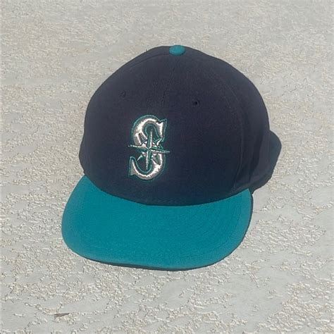 New Era Accessories Mariners New Era Navy And Teal Baseball Cap Size 7 2 Poshmark