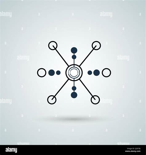 Atom Structure Of Oxygen Stock Vector Images Alamy