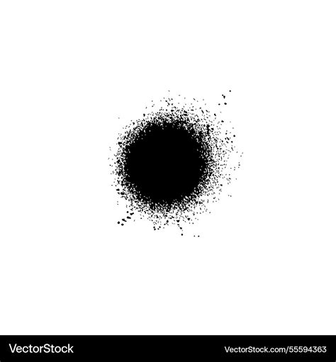 Graffiti Art Round Dirty Stain Royalty Free Vector Image