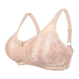 Ayigedu Womens Plus Size Minimizer Bra Full Coverage Non Wired Non