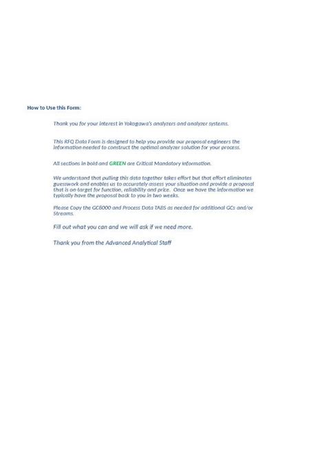 Excel Sheet Download 11544 Analyzer Gc Rfq Data Sheet Sample Application
