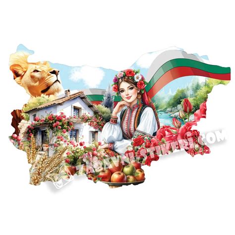 Стикер за стена България Zabavni