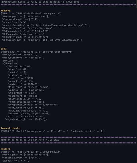 GitHub DanielGilchrist Tanda Webhook Test Tanda Webhooks Using Crystal