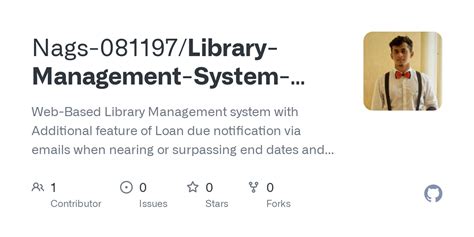 GitHub Nags 081197 Library Management System With Loan Due