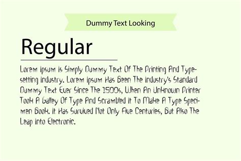 Casual Font Design Cuts