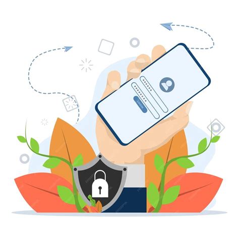 Premium Vector Vector Illustration Register Or Register User Interface With User Using Secure