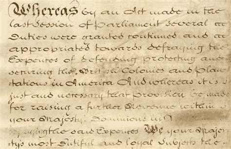 Intolerable Acts Document