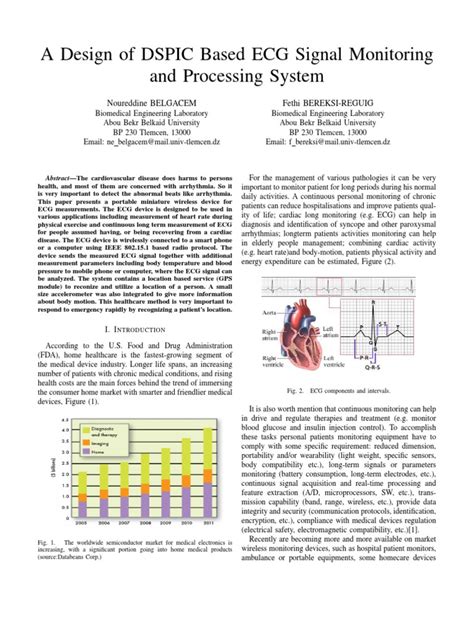 10 A Design Of Dspic Based Ecg Signal Monitoring And Processing System Pdf