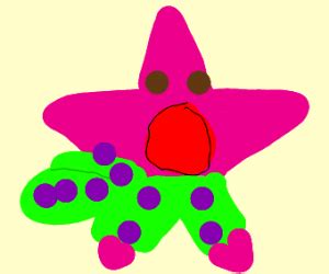 Thiccc Patrick Star Drawception