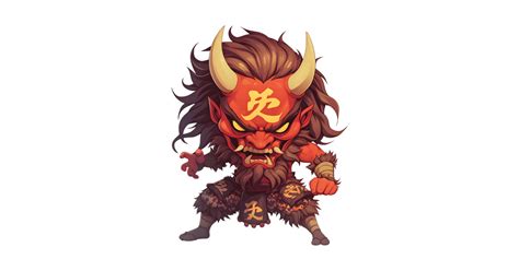 Kawaii Chibi Japanese Oni Demon Oni T Shirt Teepublic