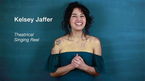 Kelsey Jaffer Theatrical Singing Reel Youtube