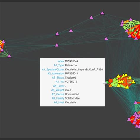 interactive subgraph produced by graphanalyzer for a vcs triangles and
