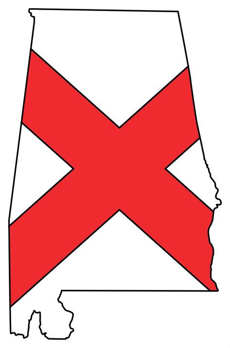Alabama Usa Map Flag Digital File Download Svg Png Dxf Eps  Etsy