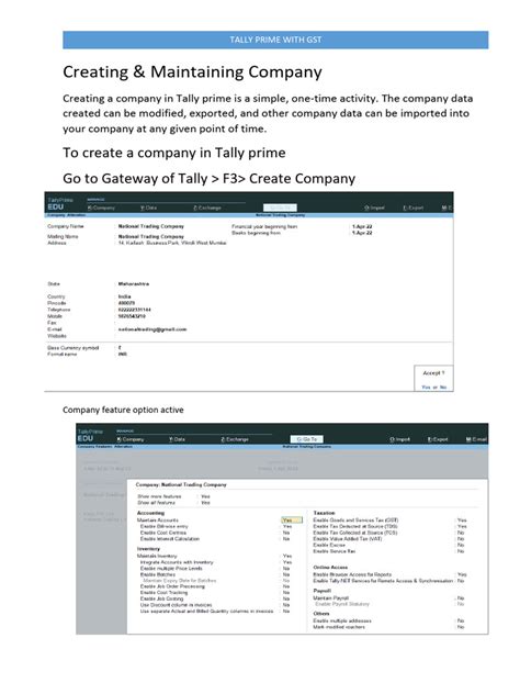 Tally Prime With Gst Notes Pdf Pdf Invoice Business
