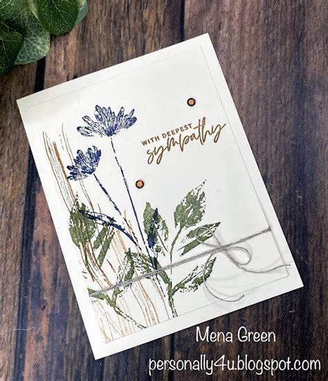 Cased Stampin Up Inked Tiled Sympathy Card Artofit