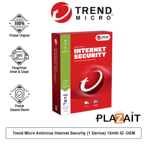 Trend Micro Antivirus Internet Security 1 Device 1 Year Advanced Online