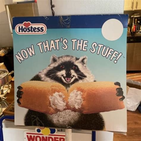 Rare 1997 Hostess Twinkies Raccoon Display Vintage Lights Up Wheres