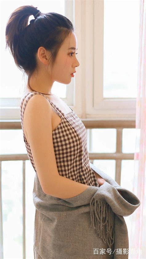 人像摄影：侧面很美的女孩