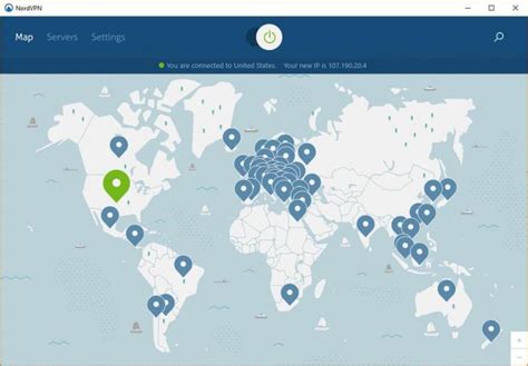 NordVPN Screenshots BytesIn